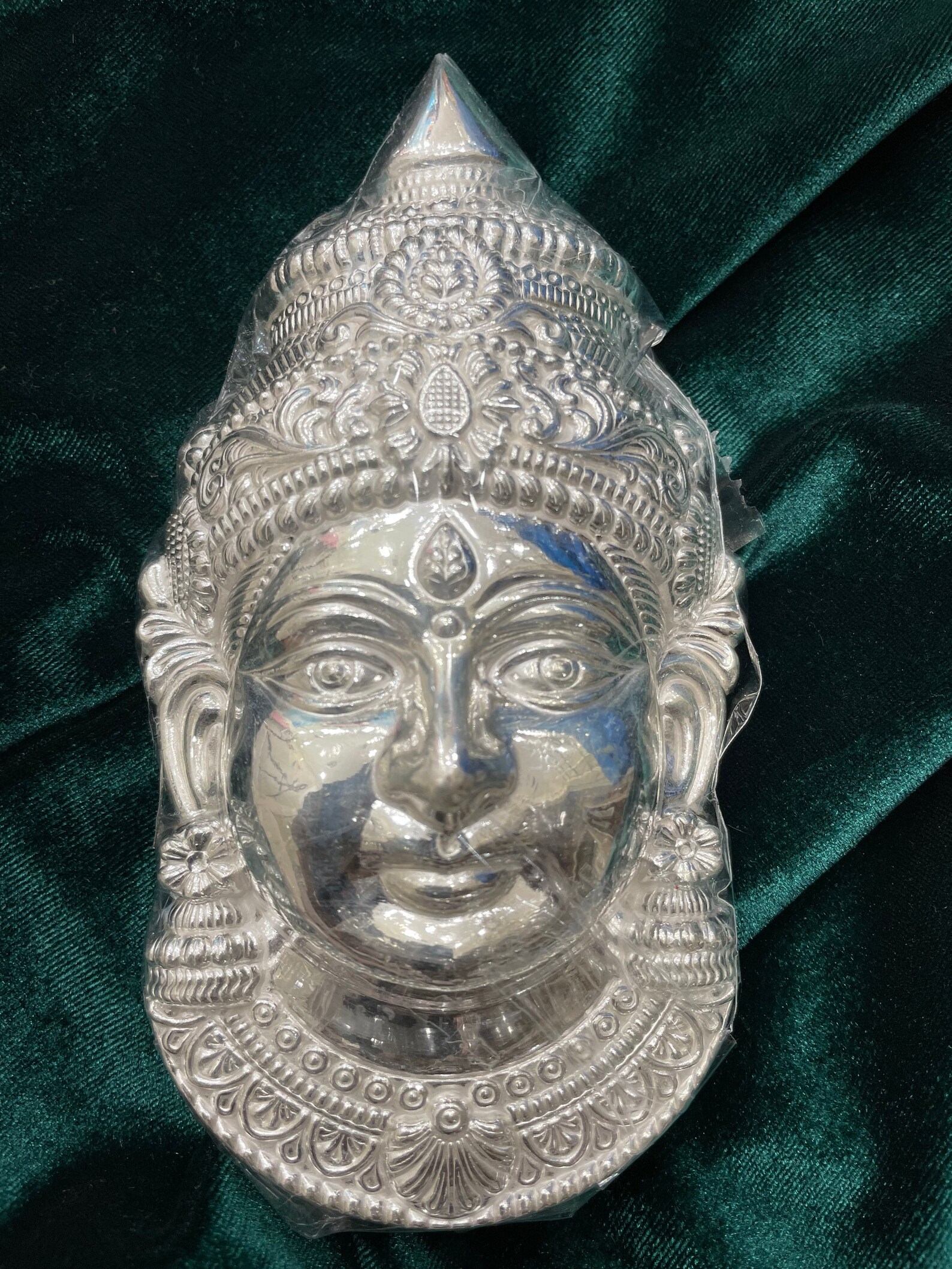 Pure Silver Lakshmi Roopu,indian Pooja Articles,pure Silver Articles ...