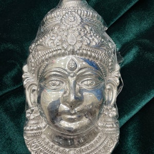Pure Silver Lakshmi Roopu,indian Pooja Articles,pure Silver Articles ...