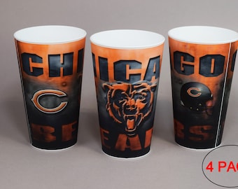 Chicago Bears Cup | Etsy