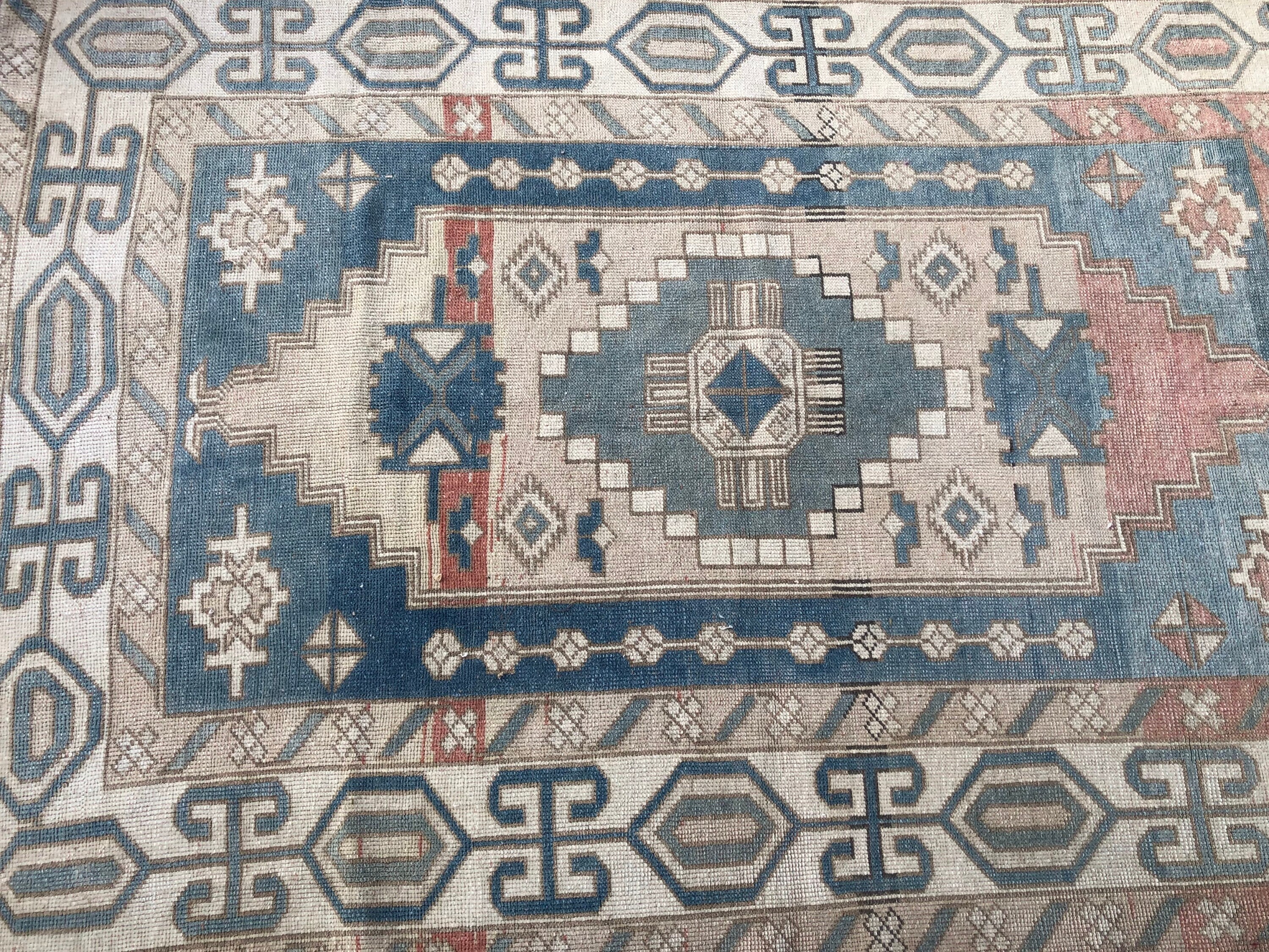 Aztec Turkish Rug 5x7 Ft Design Rug Wool Rug Turkish Rug - Etsy