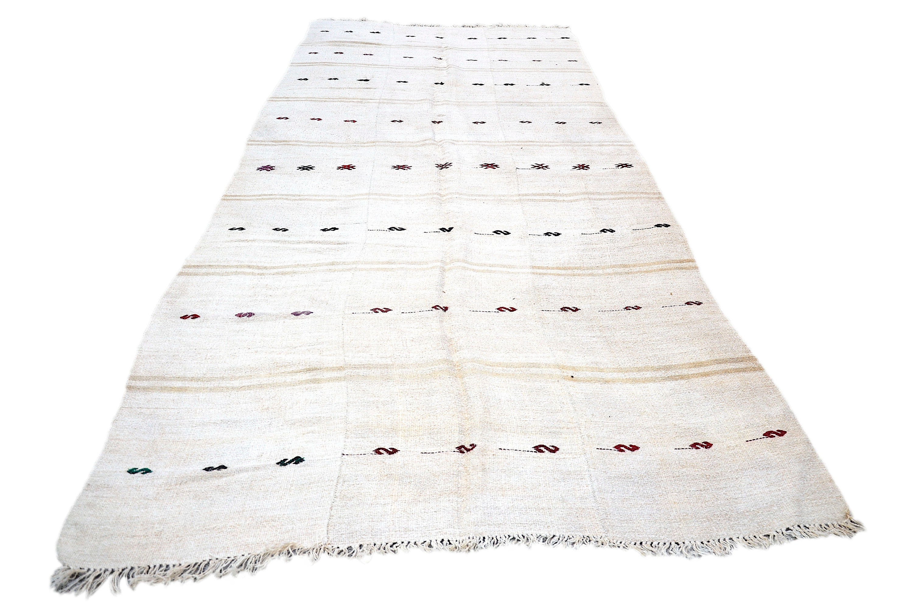 Turkish Kilim Runner Rug , Beige Kitchen Kilim, Etnic Wool Kilim ...