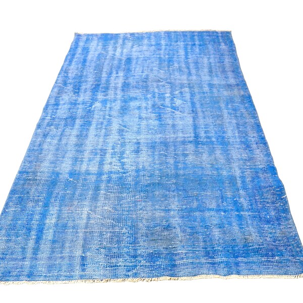 Design Yellow Rug, Vintage Turkish Rug, Handmade Rug, 5 X 2.7 Feet ...