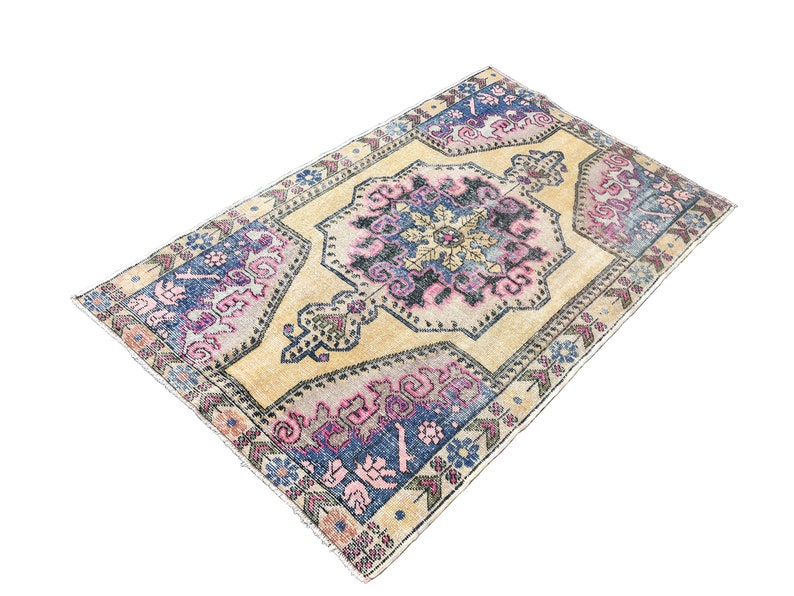 Multicolor Oushak Rug, Home Decor Rug, 6.9 X 4.3 Feet, Rustic Rug, Boho ...