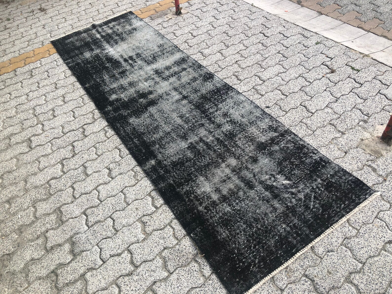 Black Runner Rug, Bohemian Runner Rug, Turkish Runner, Handmade Runner ...