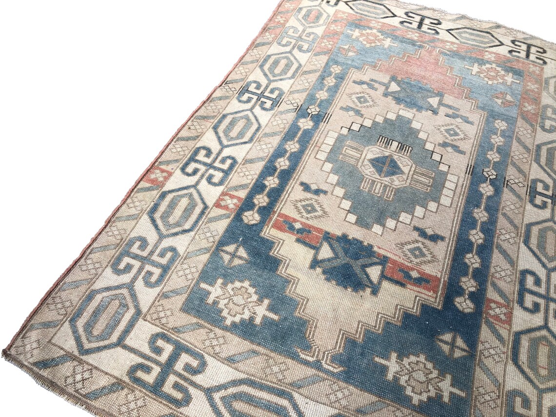 Aztec Turkish Rug 5x7 Ft Design Rug Wool Rug Turkish Rug - Etsy