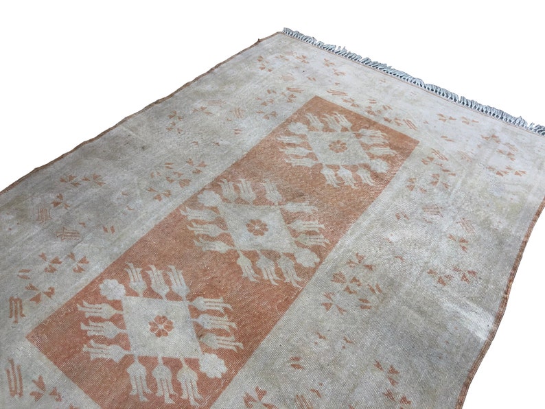 Vintage Turkish Rug, 7.8 X 5.3 Ft, Traditional Rug, Antique Rug ...