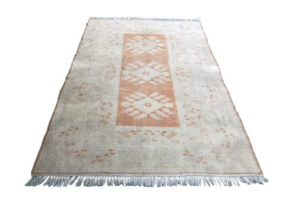 Vintage Turkish Rug 7.8 X 5.3 Ft Traditional Rug Antique | Etsy