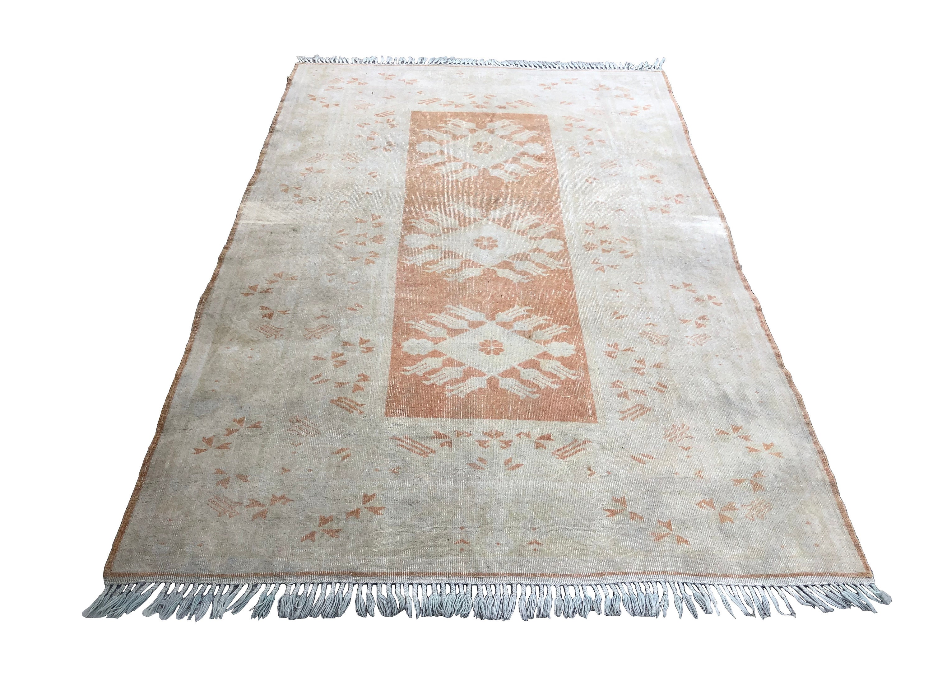 Vintage Turkish Rug, 7.8 X 5.3 Ft, Traditional Rug, Antique Rug ...