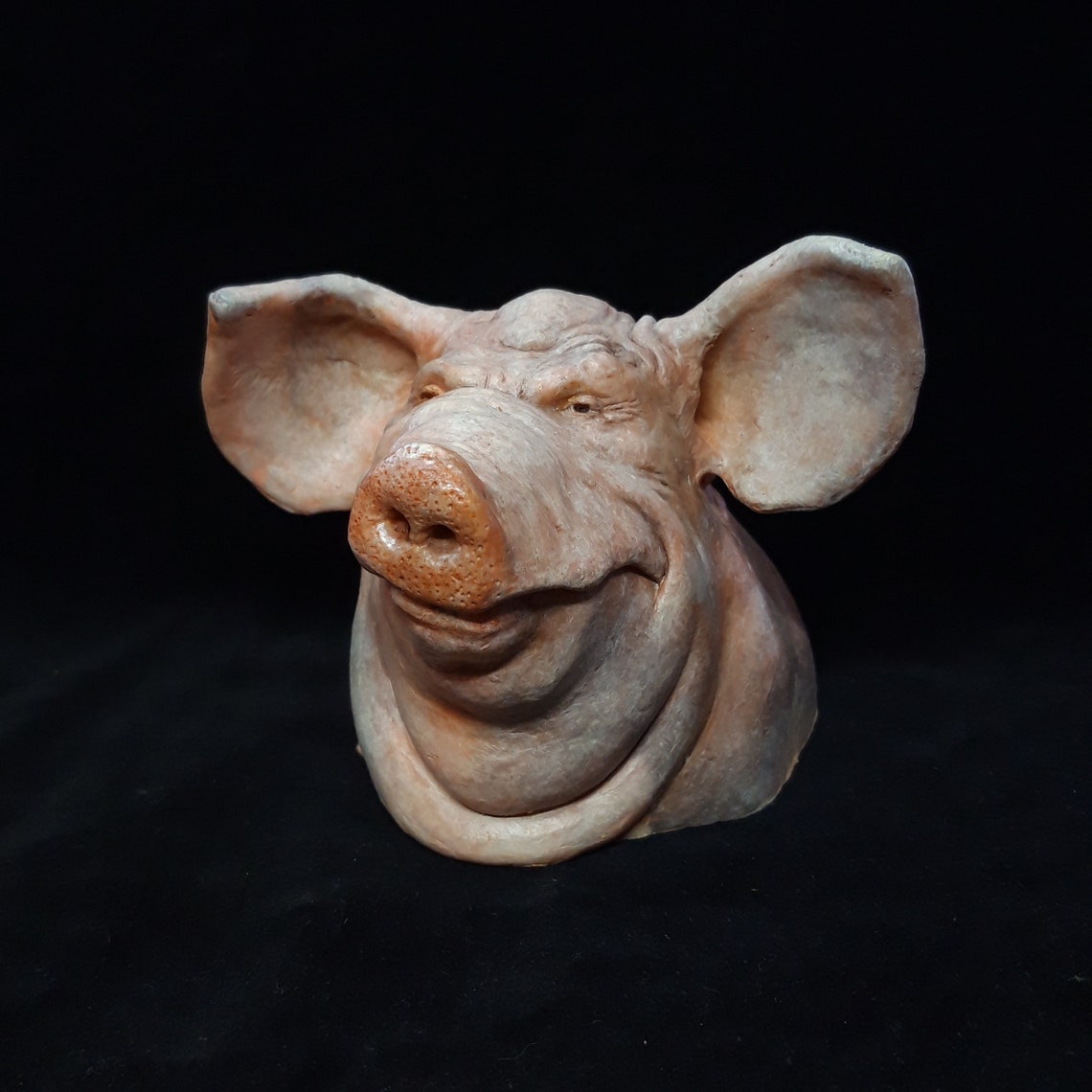 Digruntled Pig. 8.5cm Polymer Clay Ornament. Pig Gift. - Etsy