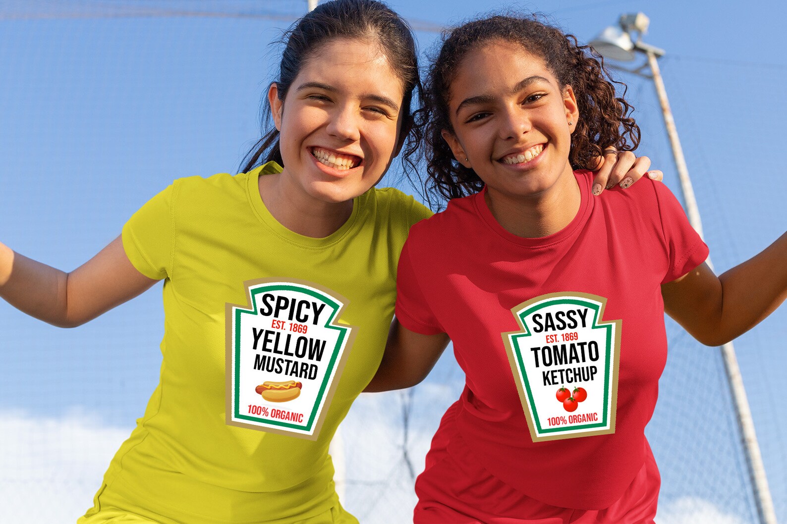 Group Costume Tee Shirt Ketchup Mustard Relish Costumes - Etsy Canada