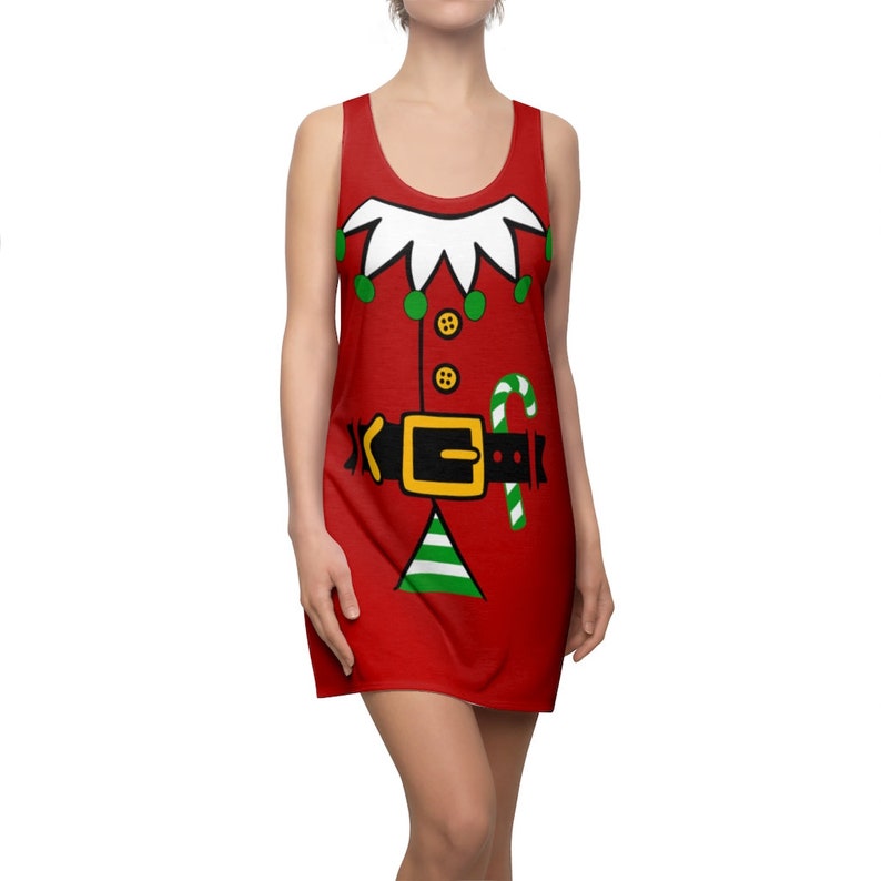 Red Elf Costume For Teens and Women Cute Elf Dress Christmas | Etsy