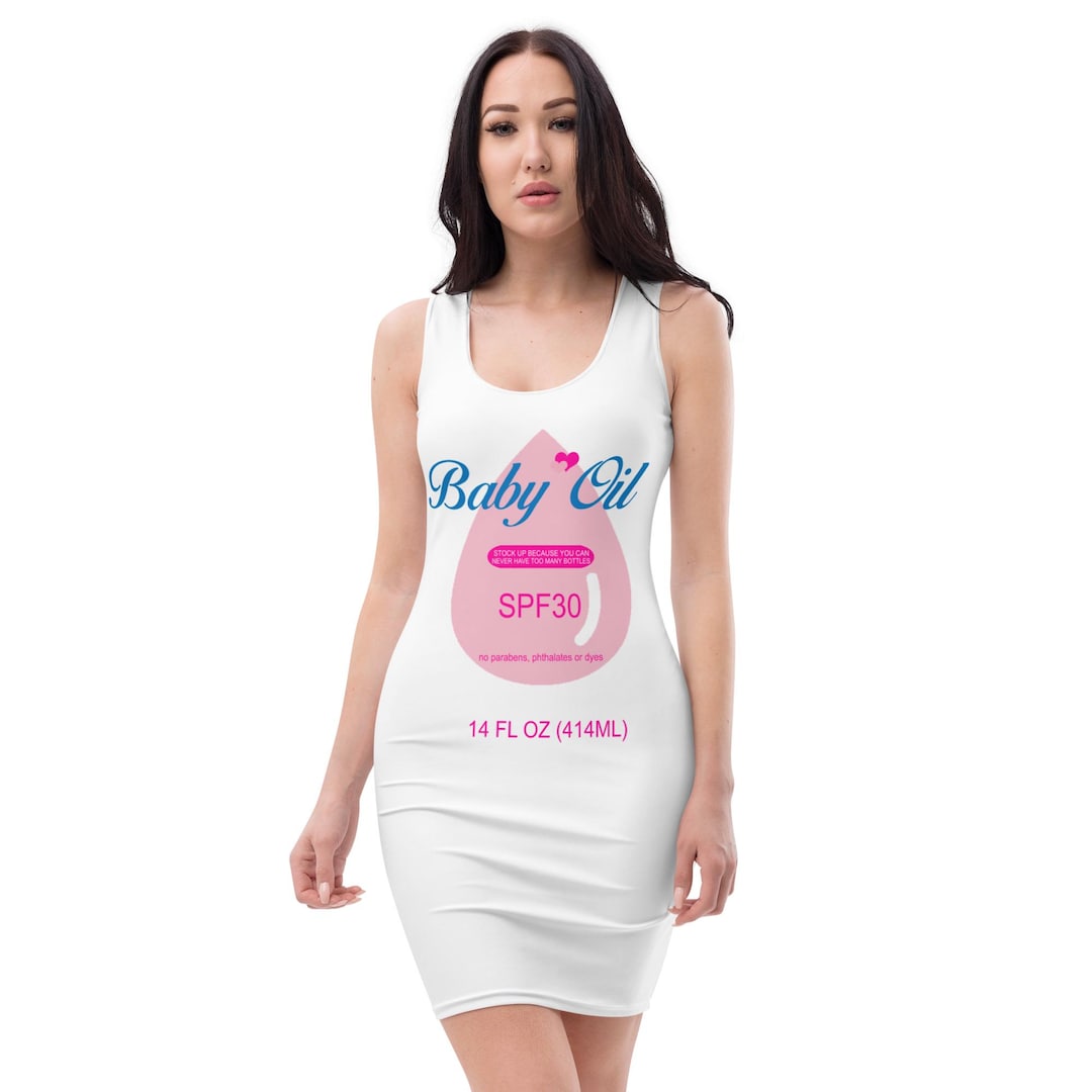 Baby Oil Dress, Funny Costumes for Women, Baby Oil Costume Women ...