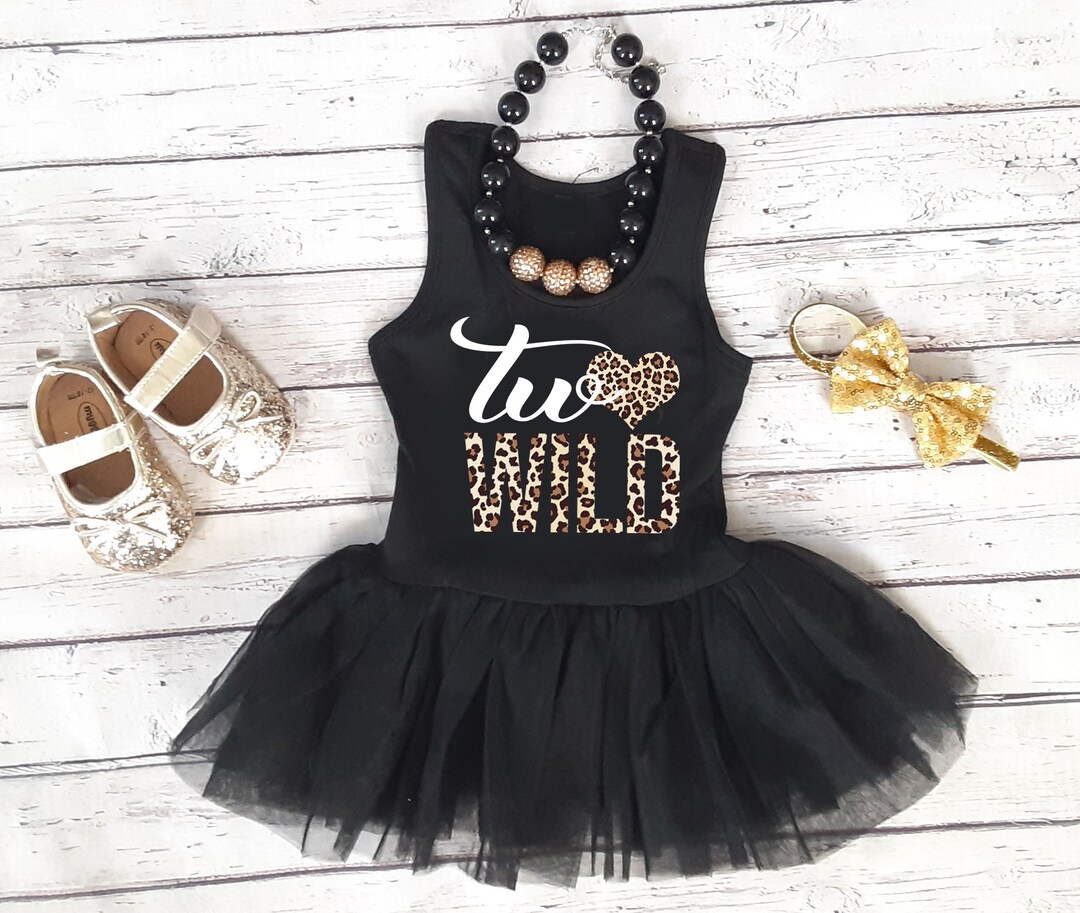 Two Wild Birthday Girl Dress, Two Outfit, 2nd Birthday Outfit Girl ...