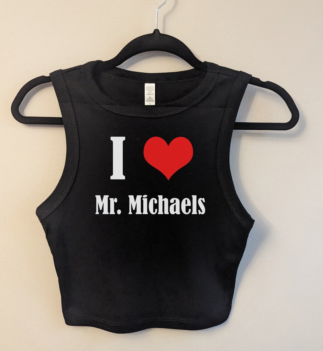 I Heart Custom Cropped Tank Top, Your Text Crop Tank Top, Personalized ...
