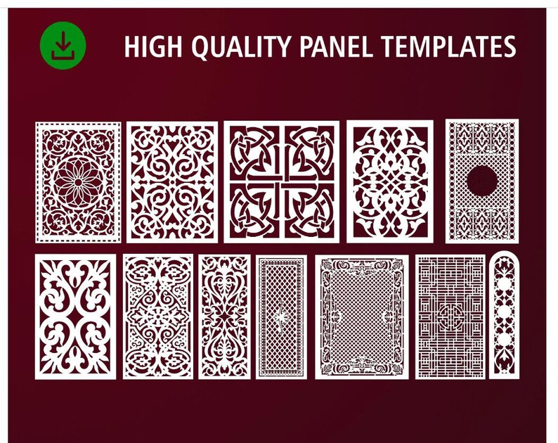 CNC DXF File Combo, Laser Cutting Files, Designs, DXF Download, Vector ...