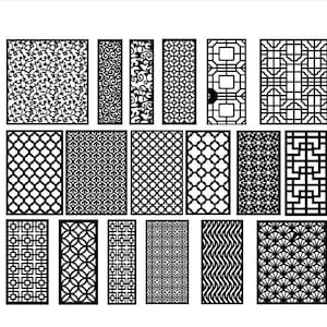 CNC DXF File Combo, Laser Cutting Files, Designs, DXF Download, Vector ...