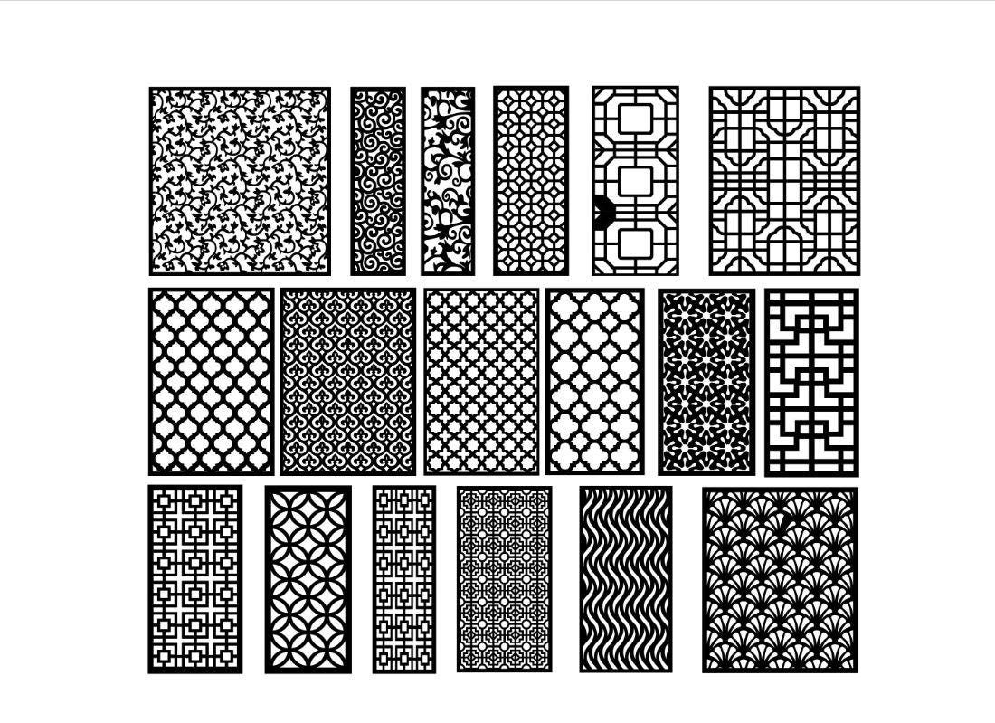 CNC DXF File Combo, Laser Cutting Files, Designs, DXF Download, Vector ...