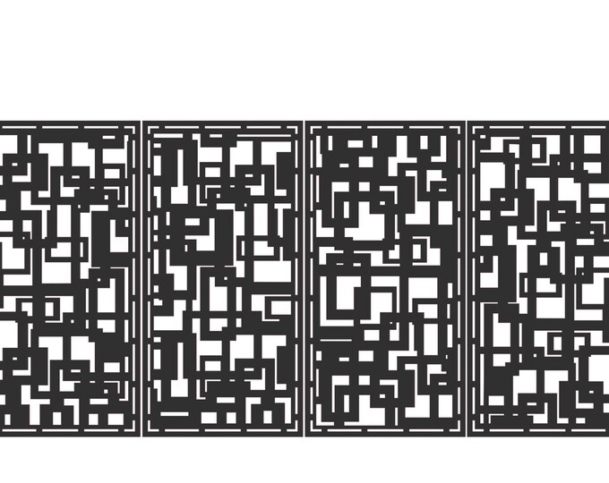 CNC Gate Design DXF File | Laser Cut Gate Pattern | Digital Download ...