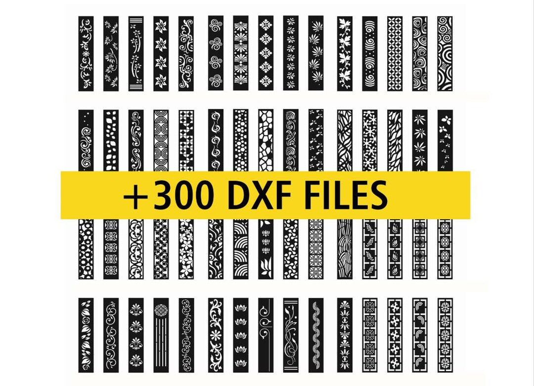 CNC DXF File Combo, Laser Cutting Files, Designs, DXF Download, Vector ...