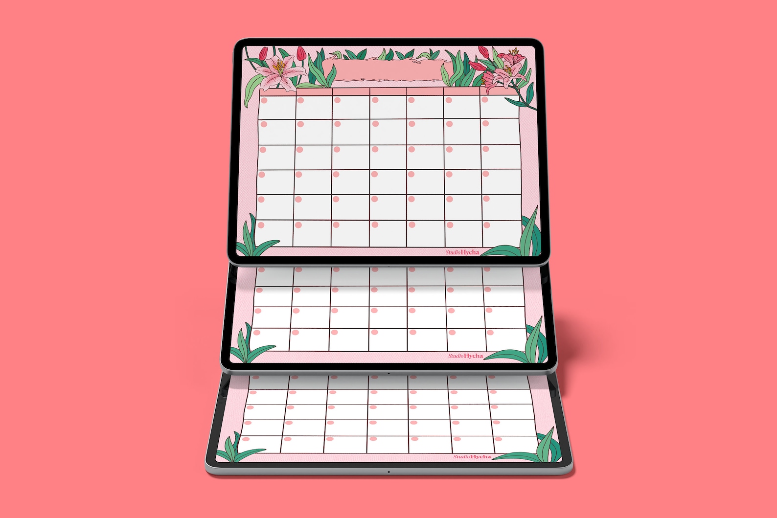 Lily Digital Calendar | Digital Calendar | Goodnotes Calendar ...