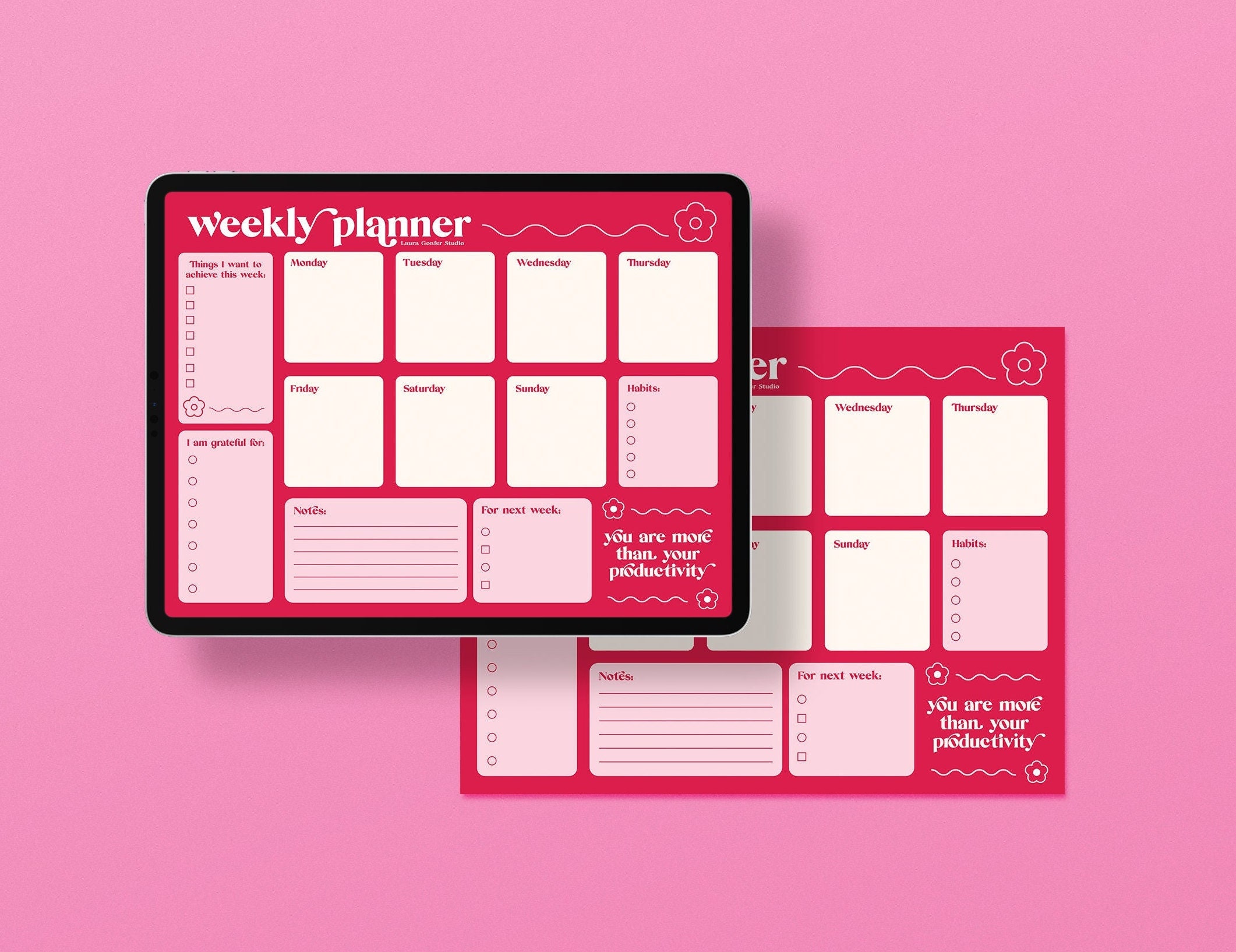 Digital Weekly Planner / Goodnotes Planner / iPad Planner / Printable ...