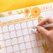Digital Monthly Calendar/ Sunflower / iPad Calendar / Goodnotes ...