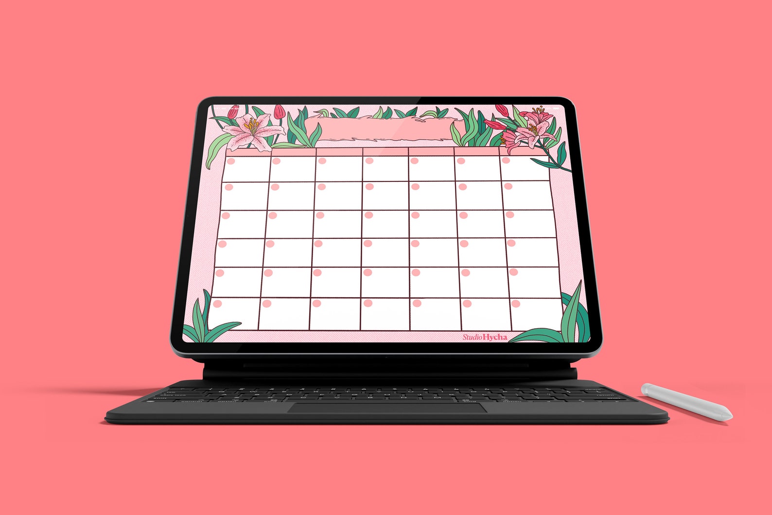 Lily Digital Calendar | Digital Calendar | Goodnotes Calendar ...