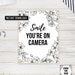 You're on Camera Printable Sign - INSTANT DOWNLOAD! - Smile Security ...