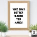 Pittsburghese Yinz Guys Better Warsh Yer Hands Digital Print Printable ...