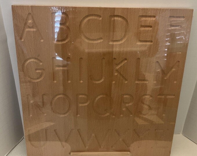 Alphabet Tracing Board Template With Upper and Lower Case Letters and ...
