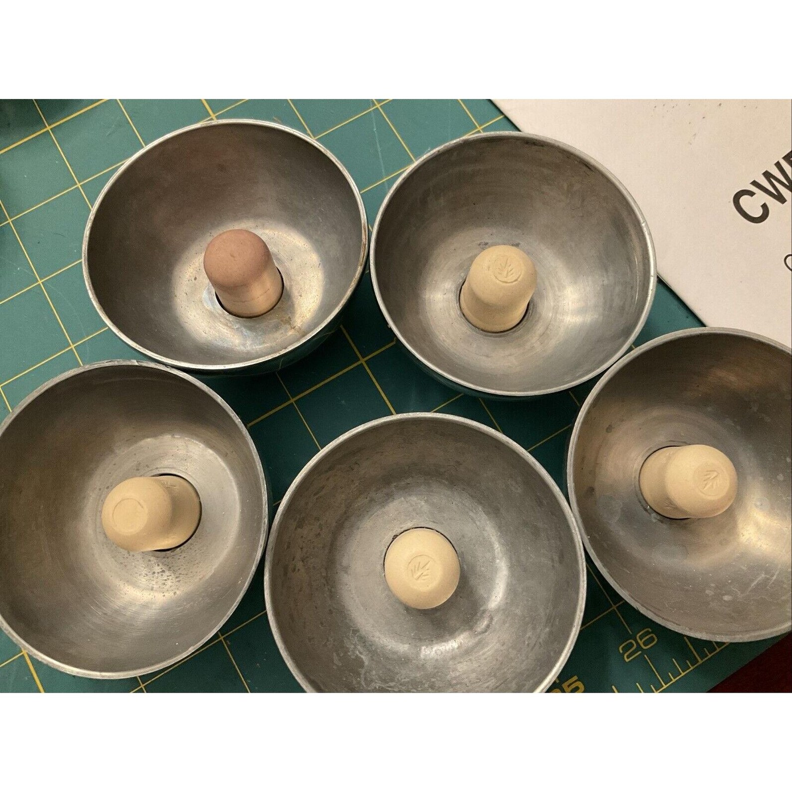 Clase Azul Reposado Tequila Large Bell Metal Top Cap Cork lid Only NO ...