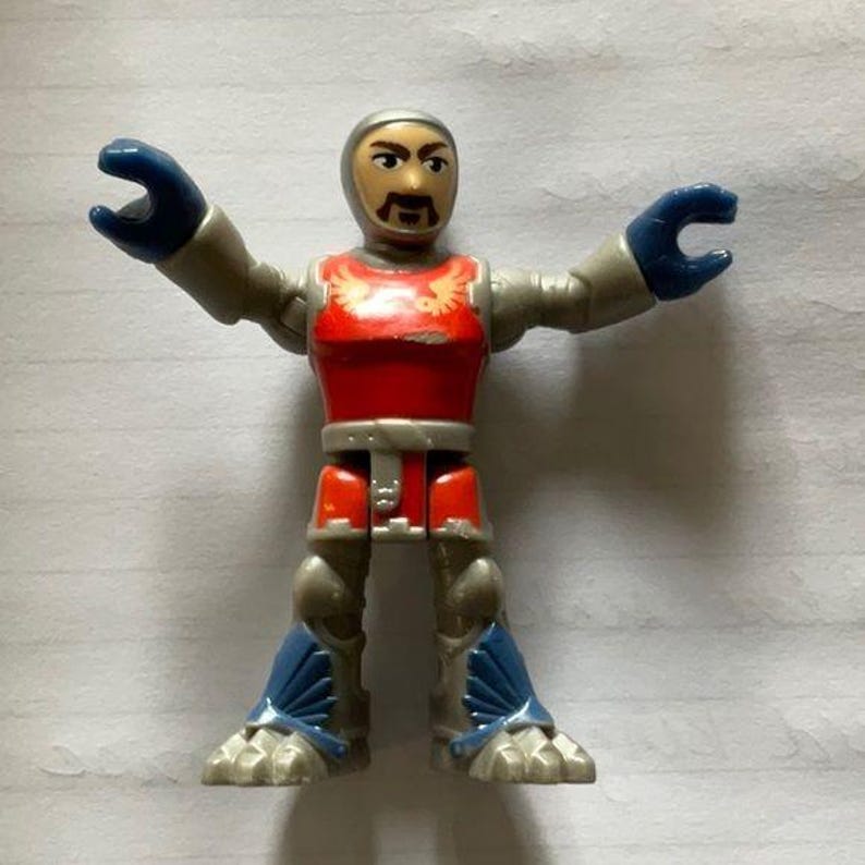 Imaginext Medieval Dragon Castle Knight Red Blue 3 - Etsy