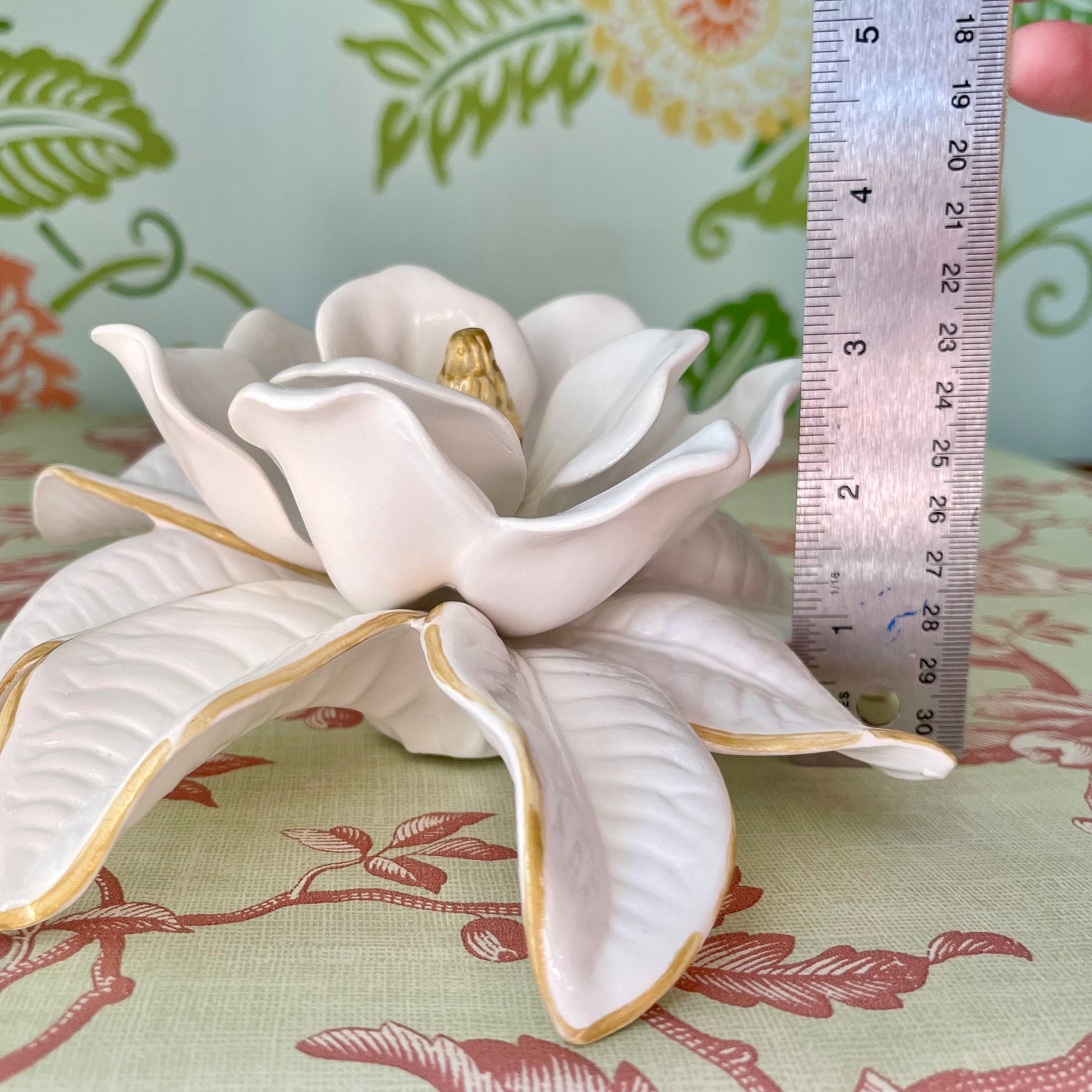 Ceramic Magnolia Flower Southern Art Mississippi and - Etsy