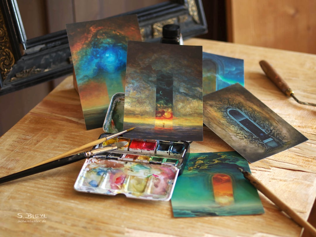 Postcard Set Magical Gates - Etsy