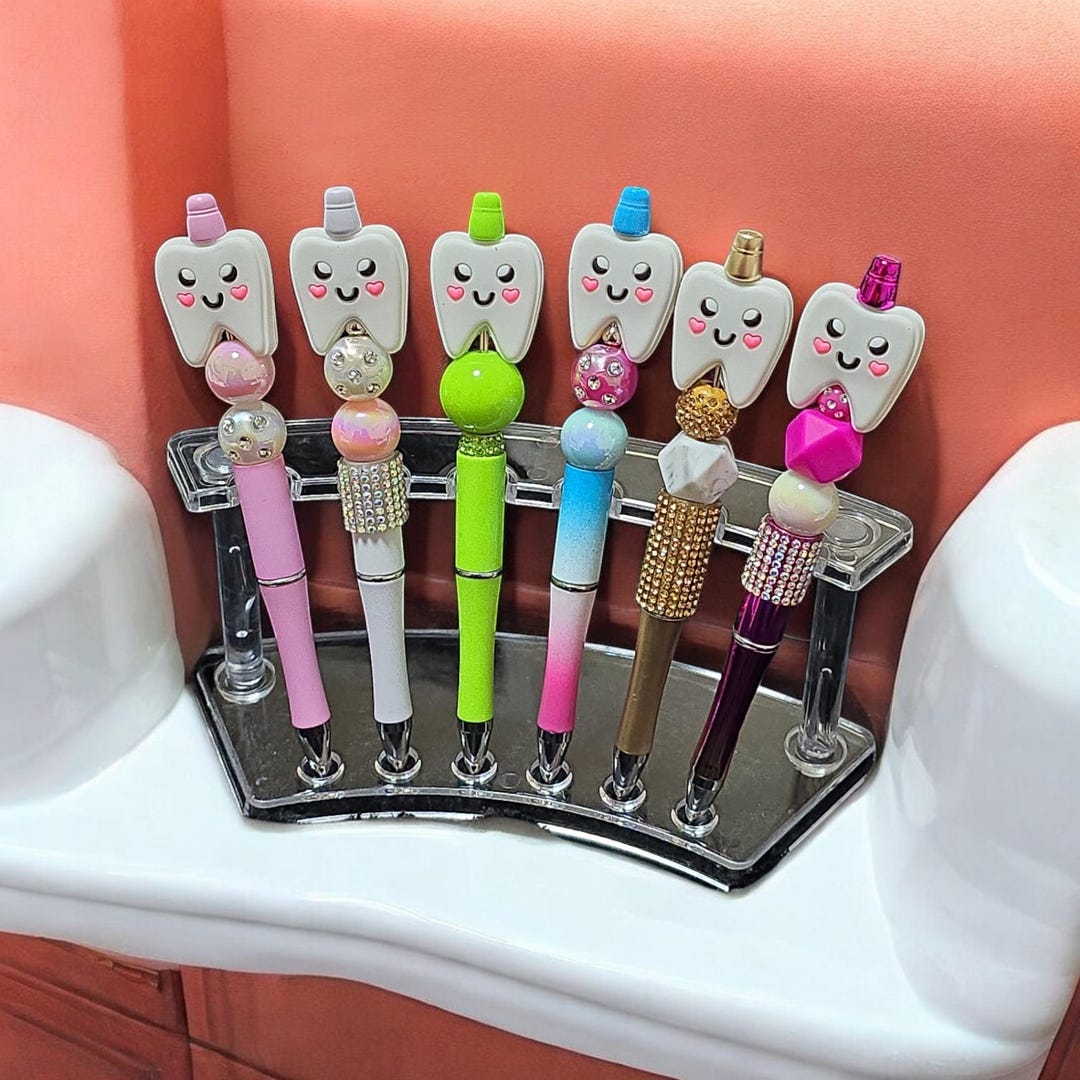Dental Beaded Pens Tooth Dental Hygienist Pen Dental Gifts Cute Cool ...