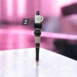 Girl Boss Beaded Pen Custom Bead Pens Unique Rare Gift for Her, Cool ...