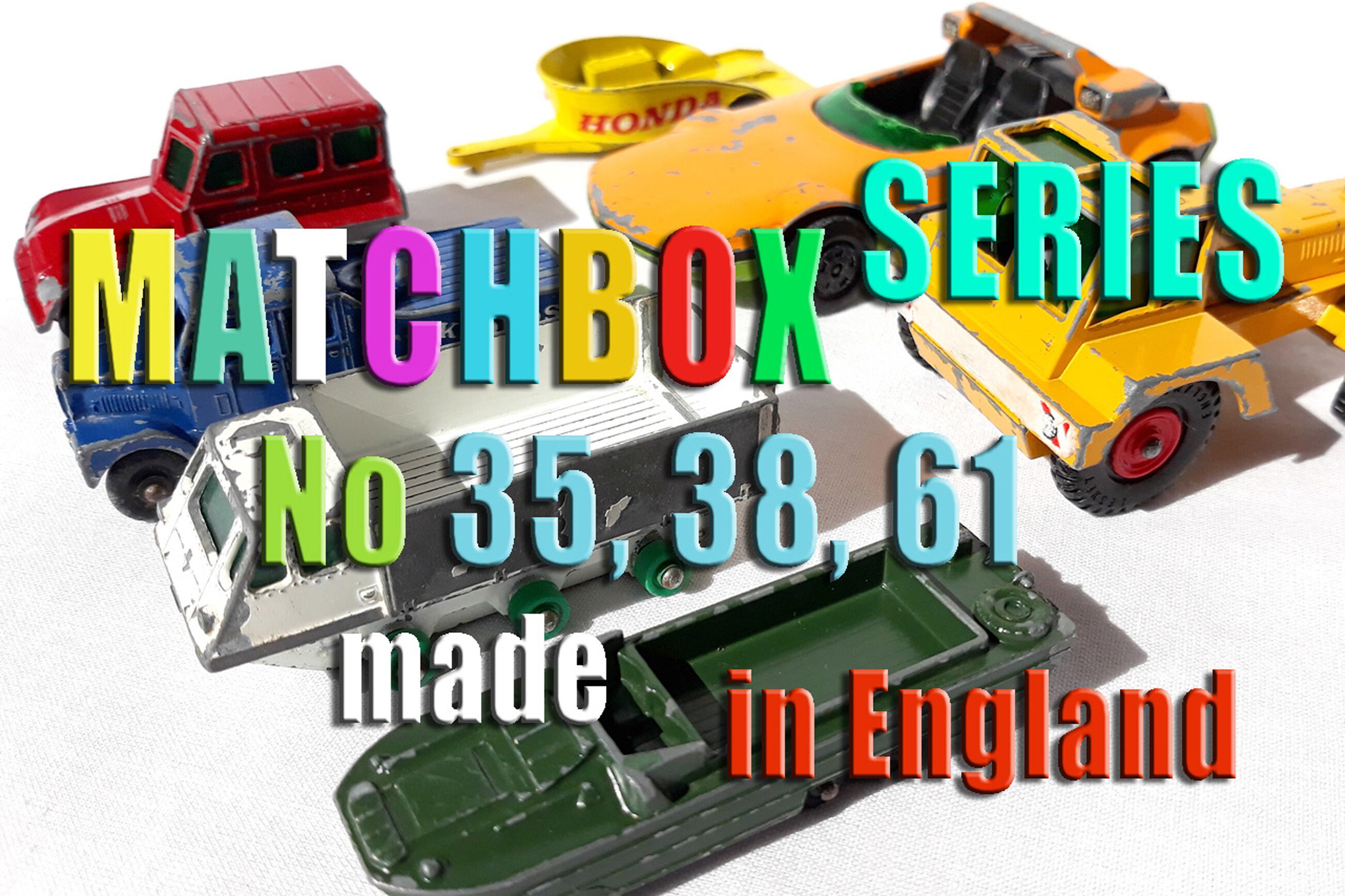 Set of 7 Vintage Cars Matchbox Series No 35 38 61 Snow - Etsy