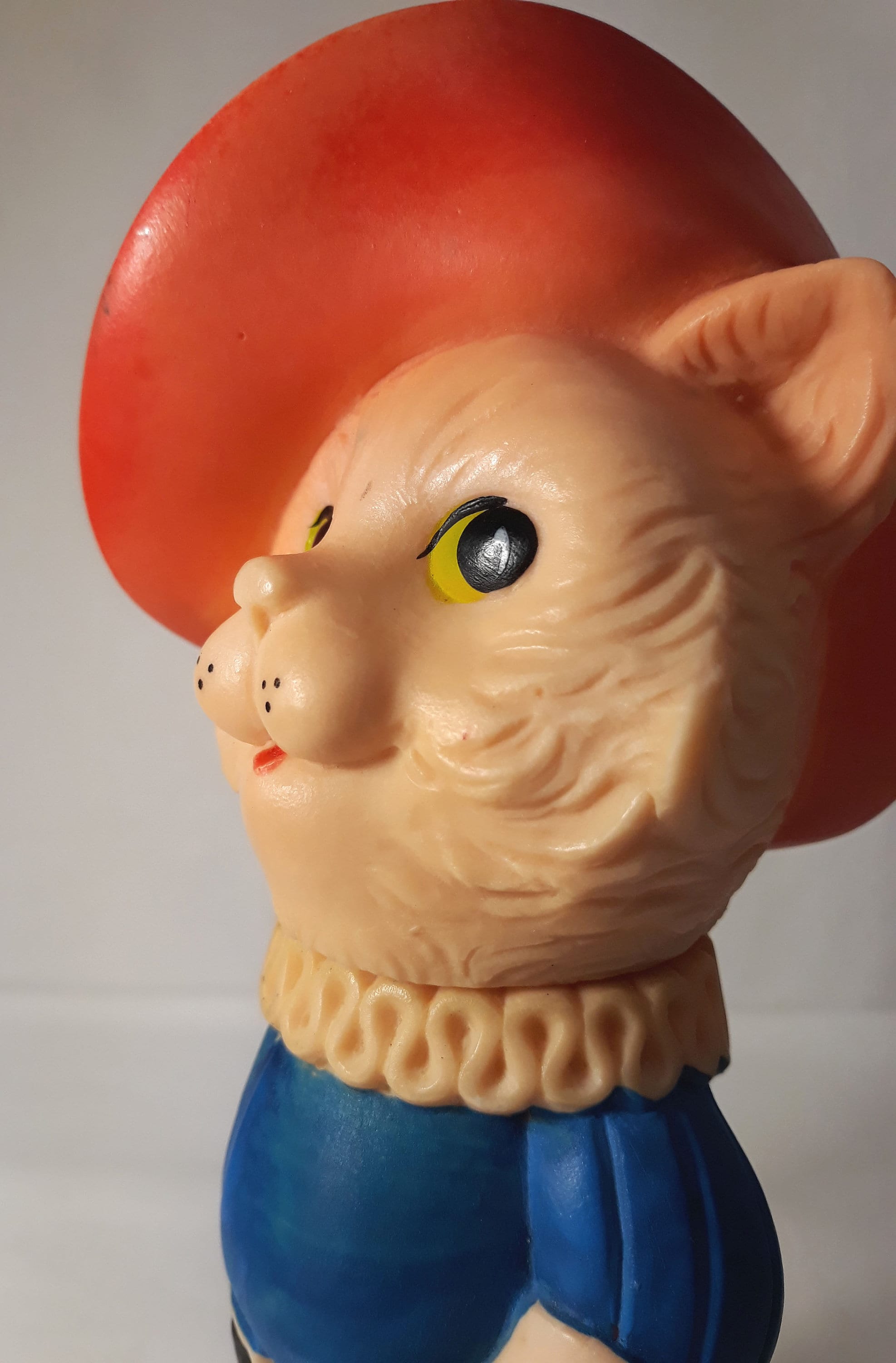 Puss in Boots, Fairy-tale Character - Soft Rubber Toy, Kind, Beautiful ...