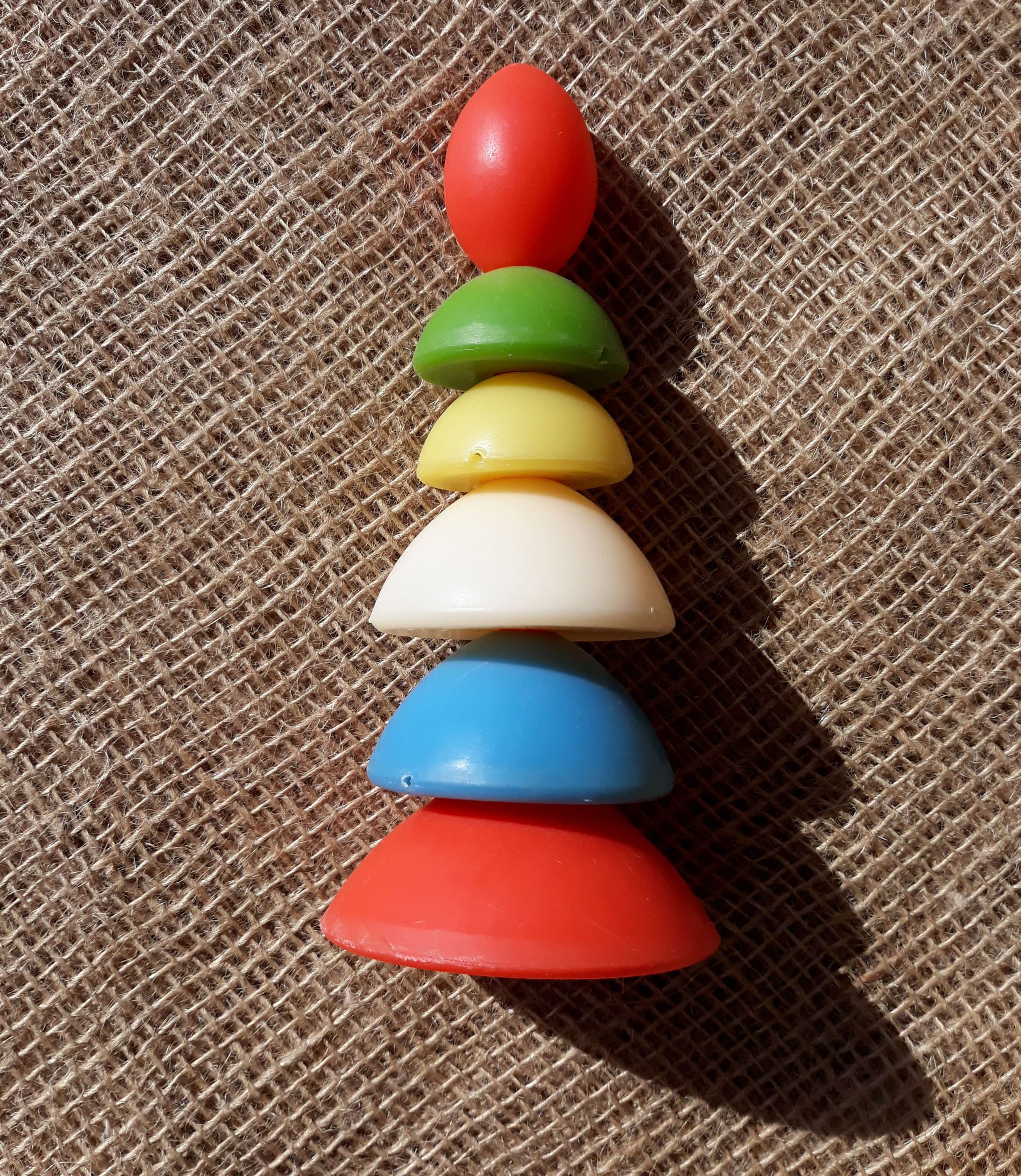 Vintage Soviet Plastic Toy Pyramid, Game for Little Kids, Plastic ...