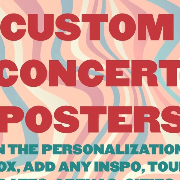 Concert Posters - Etsy