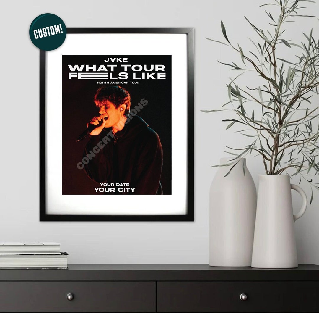 Custom JVKE 'what Tour Feels Like' Tour Concert Poster Digital Download ...