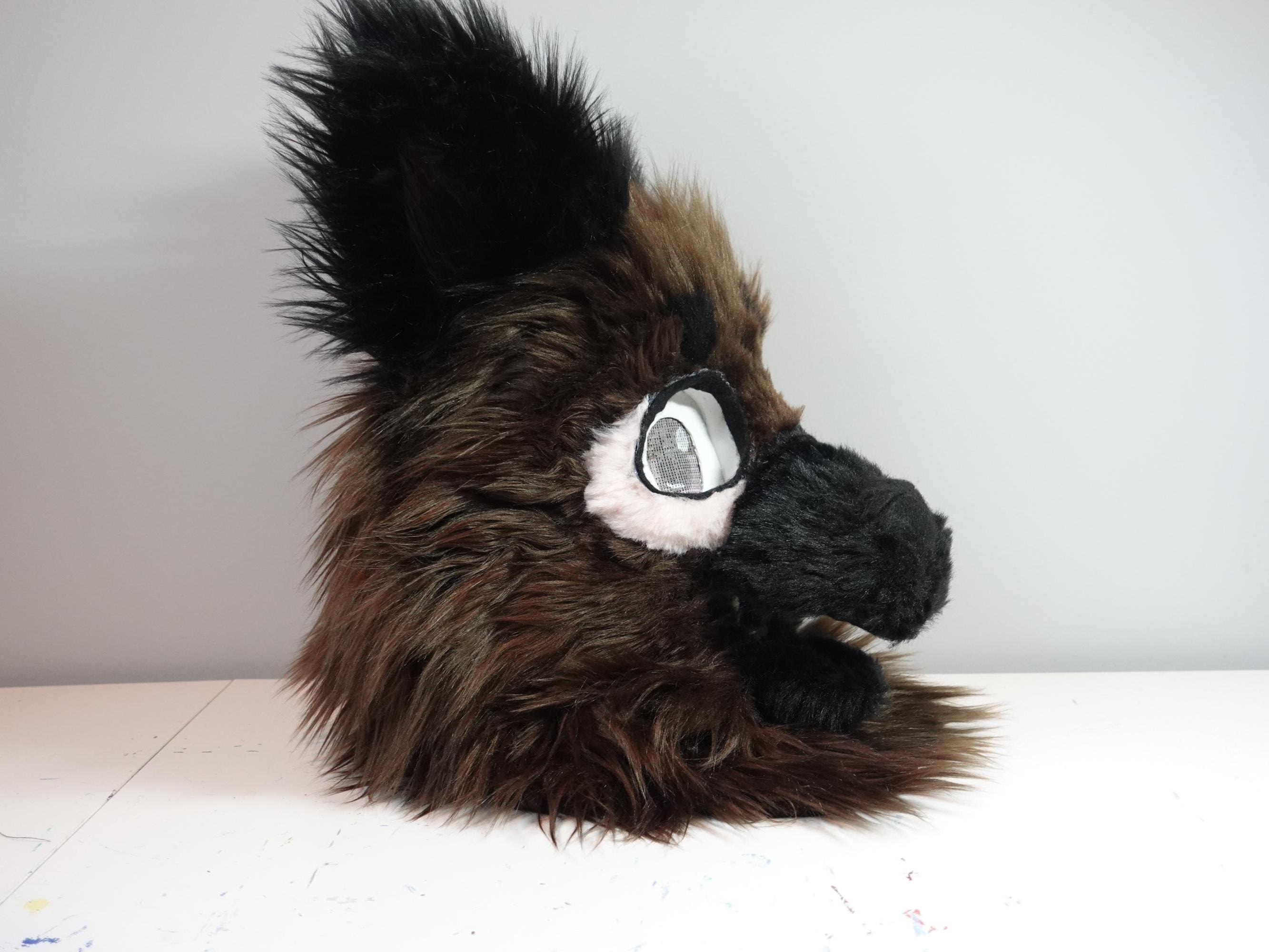 Chocolate Puppy Fursuit Head - Etsy