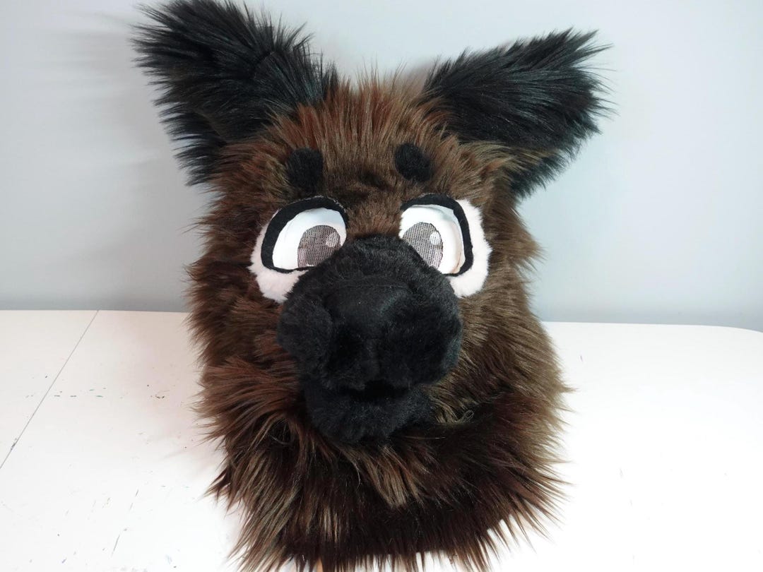 Chocolate Puppy Fursuit Head - Etsy