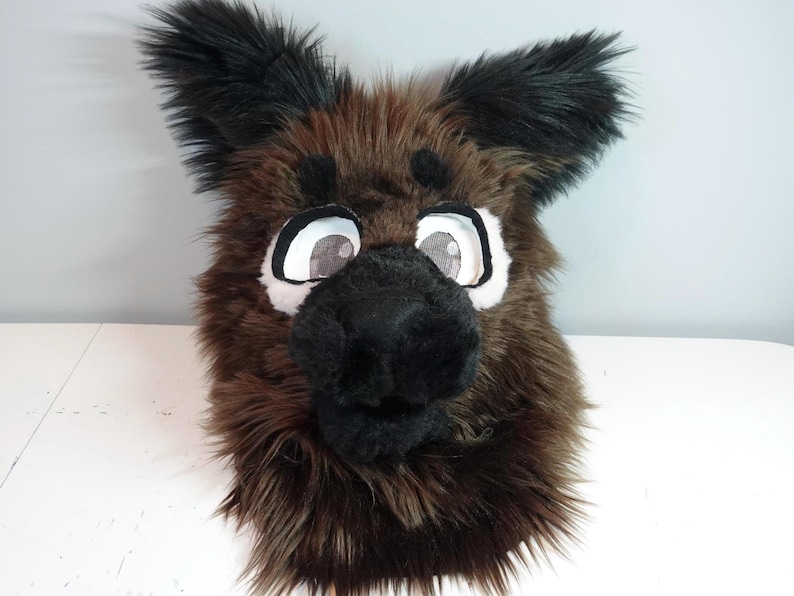 Chocolate Puppy Fursuit Head - Etsy