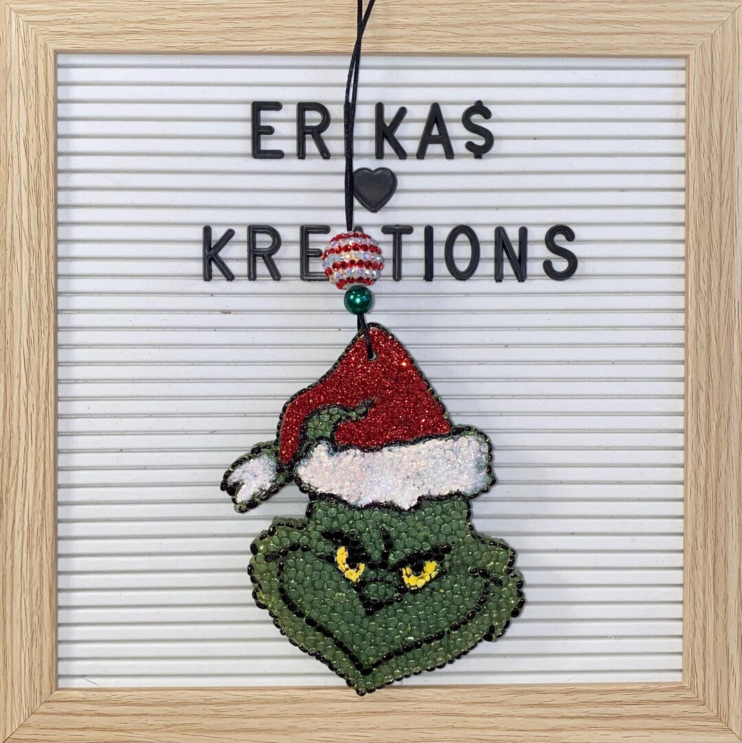 Grinch Car Freshie - Etsy