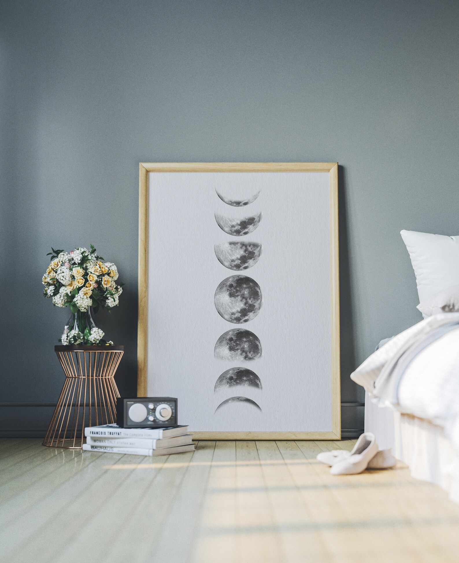 Instant Download: Moon Phases Wall Art Moon Phases Poster - Etsy