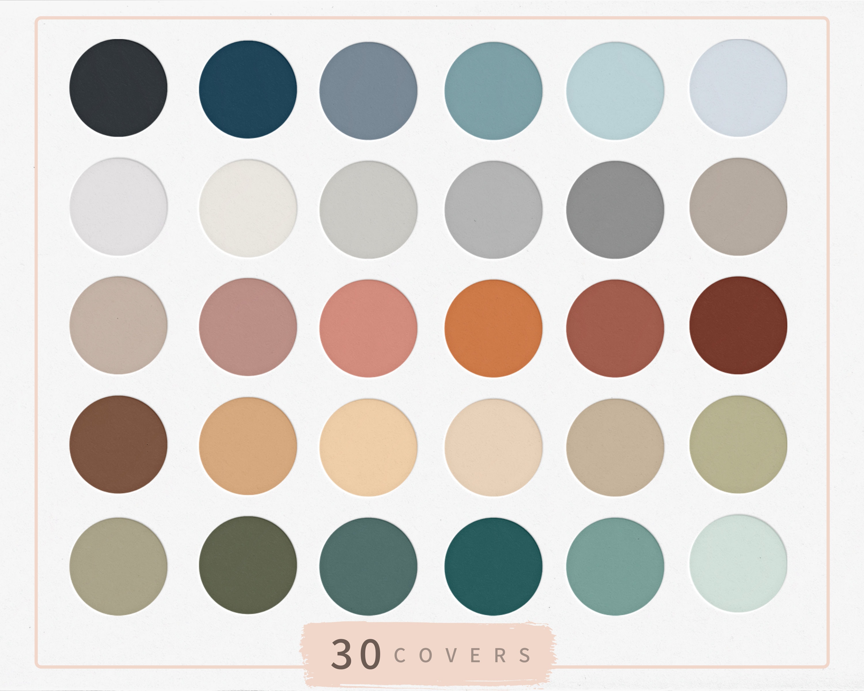 30 Instagram Highlight Covers Solid Color Highlight Social - Etsy