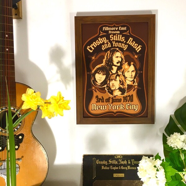 Crosby Stills Nash Poster - Etsy