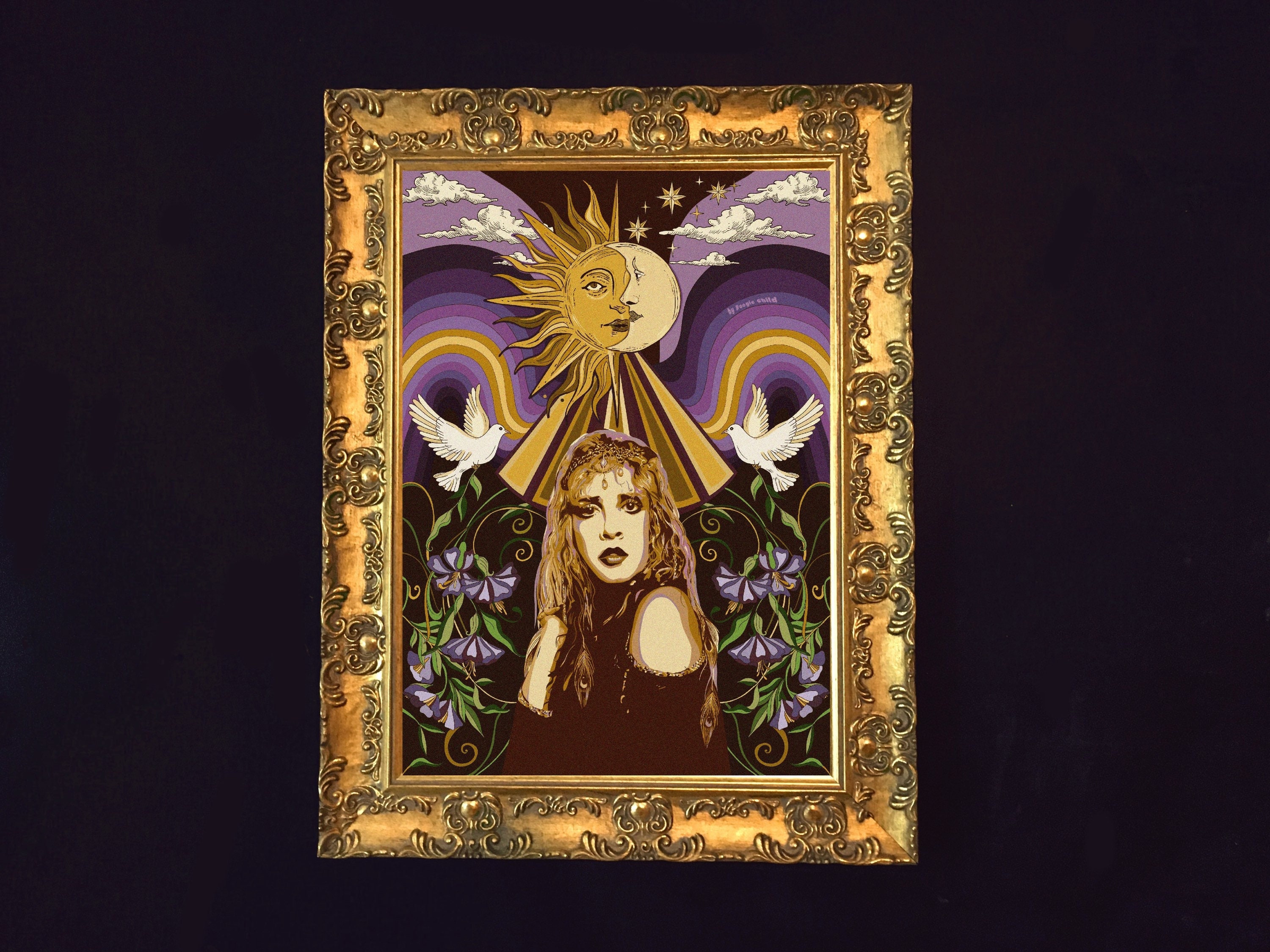 A Boogie Child Original 1960s Inspired Psychedelic Art - Etsy UK