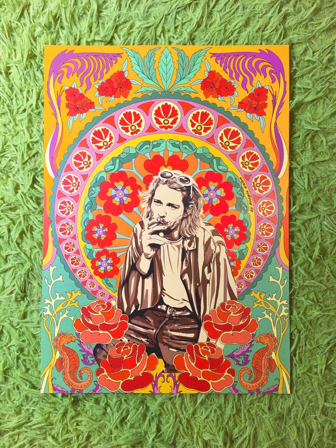 A Boogie Child Original 1960s Inspired Psychedelic Art - Etsy UK